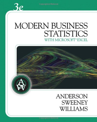 Amazon.com: Modern Business Statistics and InfoTrac: 9780324568660 ...