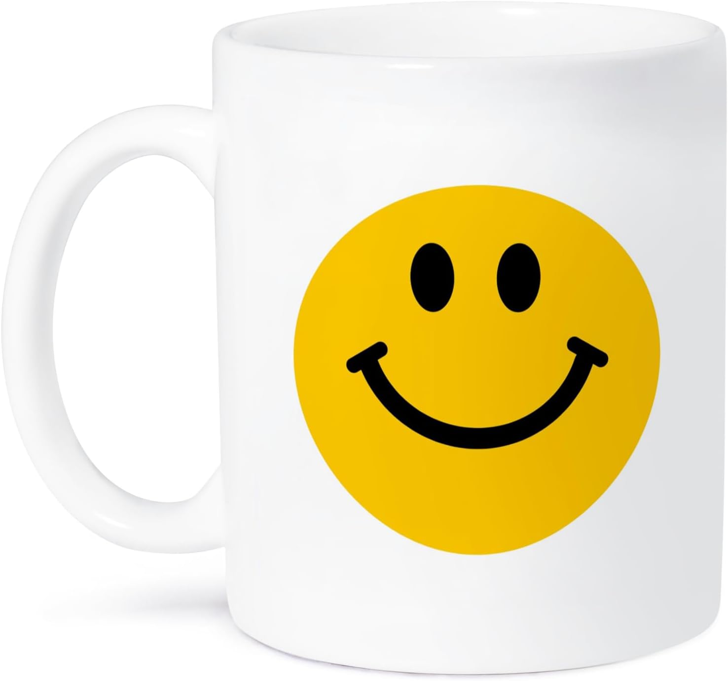 Amazon.com: Hushee 8 Pcs Smile Face Coffee Mugs Bulk 11 oz Ceramic ...