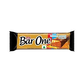 Nestlé Bar One, Delicious Caramel Filled, Chocolate Bar, 12g, Pack ...