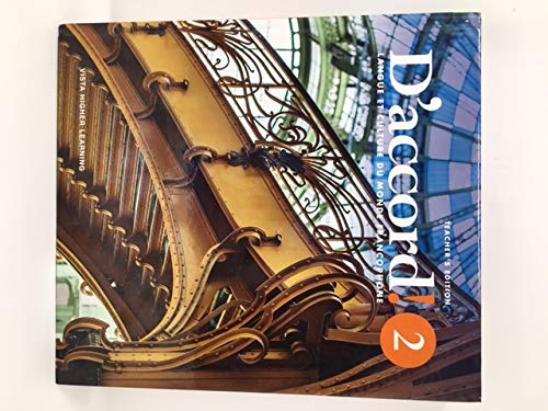 (Teacher's Edition) D'accord! 2 Langue et Culture du Monde Francophone ...