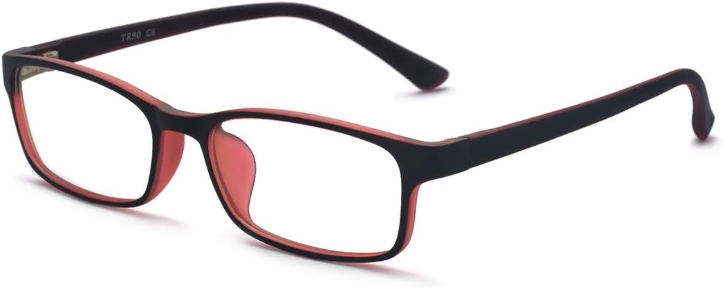 Amazon.com: Outray Vintage Designer Style Rectangle Frame Clear Lens TR90 Glasses 2180c3 Brown ...