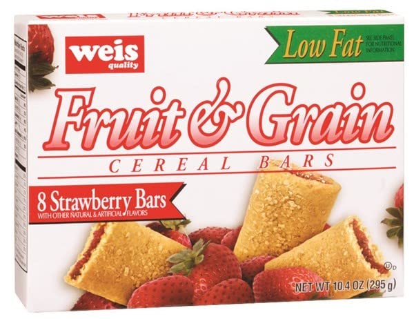 Amazon.com: Weis Quality, Fruit And Grain Bars Low Fat Cereal, 10.4 Ounce