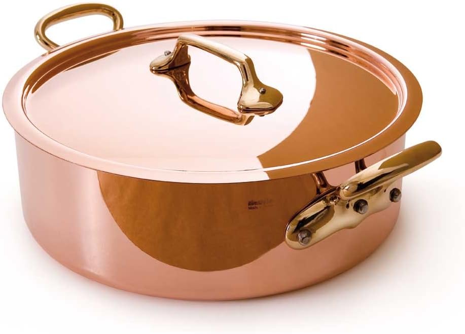 Amazon.com: Mauviel Made In France M'Heritage Copper M150B 6.2-Quart ...