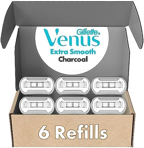 Amazon.com: Gillette Venus Extra Smooth Charcoal Women's Razor Blade ...
