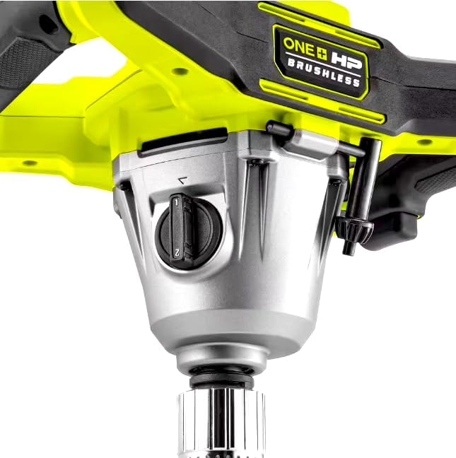 Amazon.com: RYOBI ONE+ 18V HP 1/2 in. Brushless Cordless Mud Mixer ...