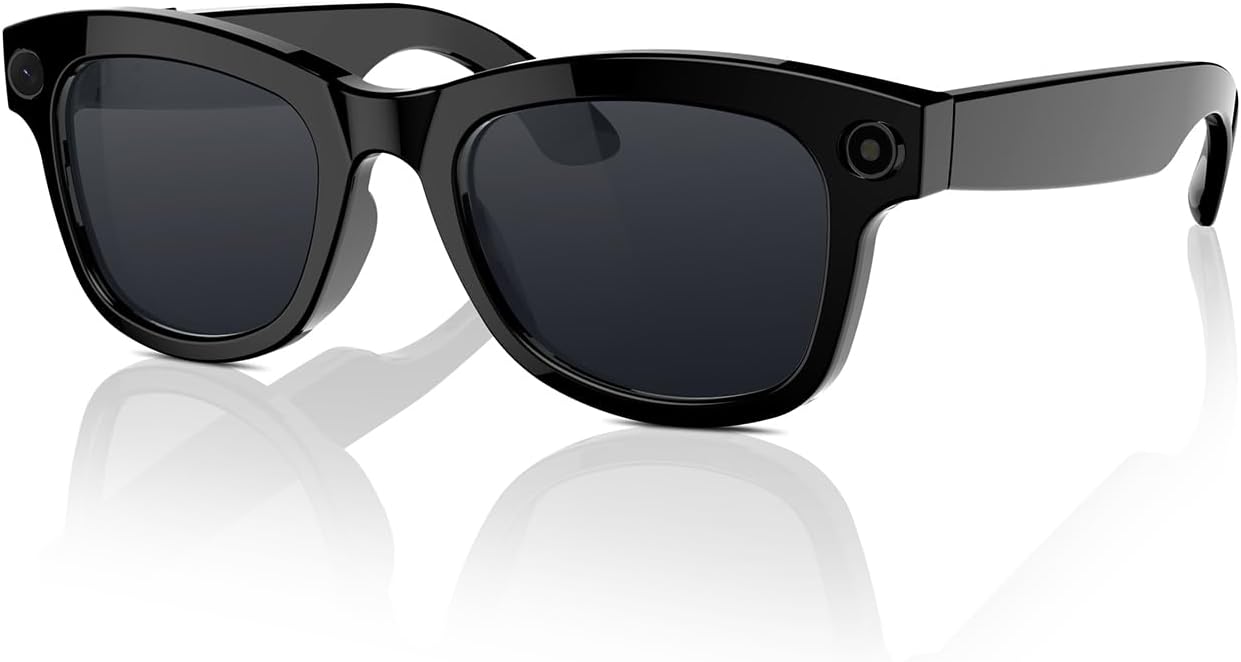 Smart Glasses Built-in Chat GPT, 5MP Camera,AI Translation 26 Languages ...