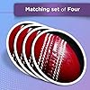 Vinyl Stickers (Set of 2) 10cm - Red Cricket Ball Sports Fun Decals for ...