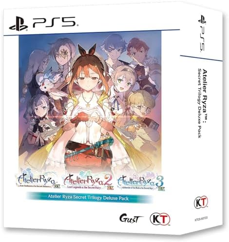 Atelier Ryza Secret Trilogy Deluxe Pack - PS5 [ASIA] : Amazon.com.mx ...