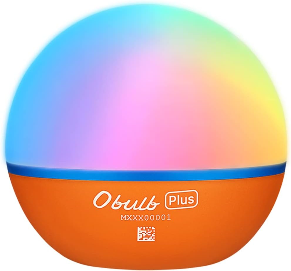 Amazon.com: OLIGHT Obulb Plus Multicolor LED Night Light, Smart Table ...
