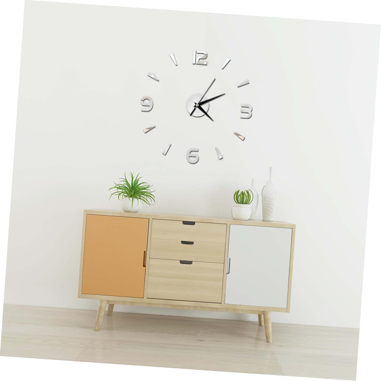 Relojes de pared digitales, calcomanías de número, calcomanías 3D ...