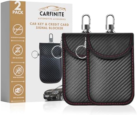 Samfolk Faraday Box and Pouch 2 Pack, Keyless Entry Car Key Safe ...