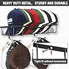 Amazon.com: Decorelement Metal Hat Rack with Hooks. Wall Mounted ...