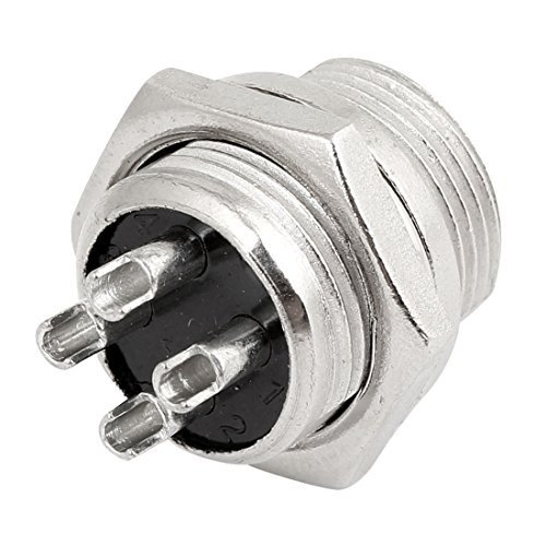 Alcoa Prime16mm Thread 4 Pin Male Plug CB Radio MIC Microphone Adapter ...