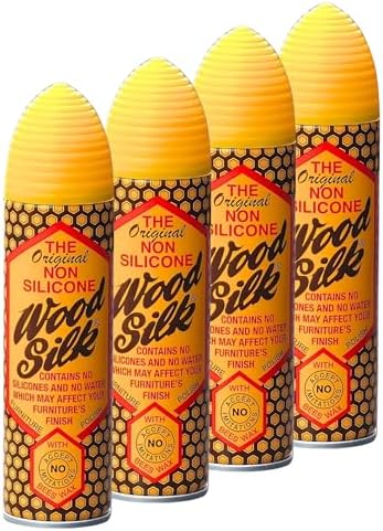 Wood Silk Non-Silicone Furniture Polish with Pure Beeswax - 225ml ...