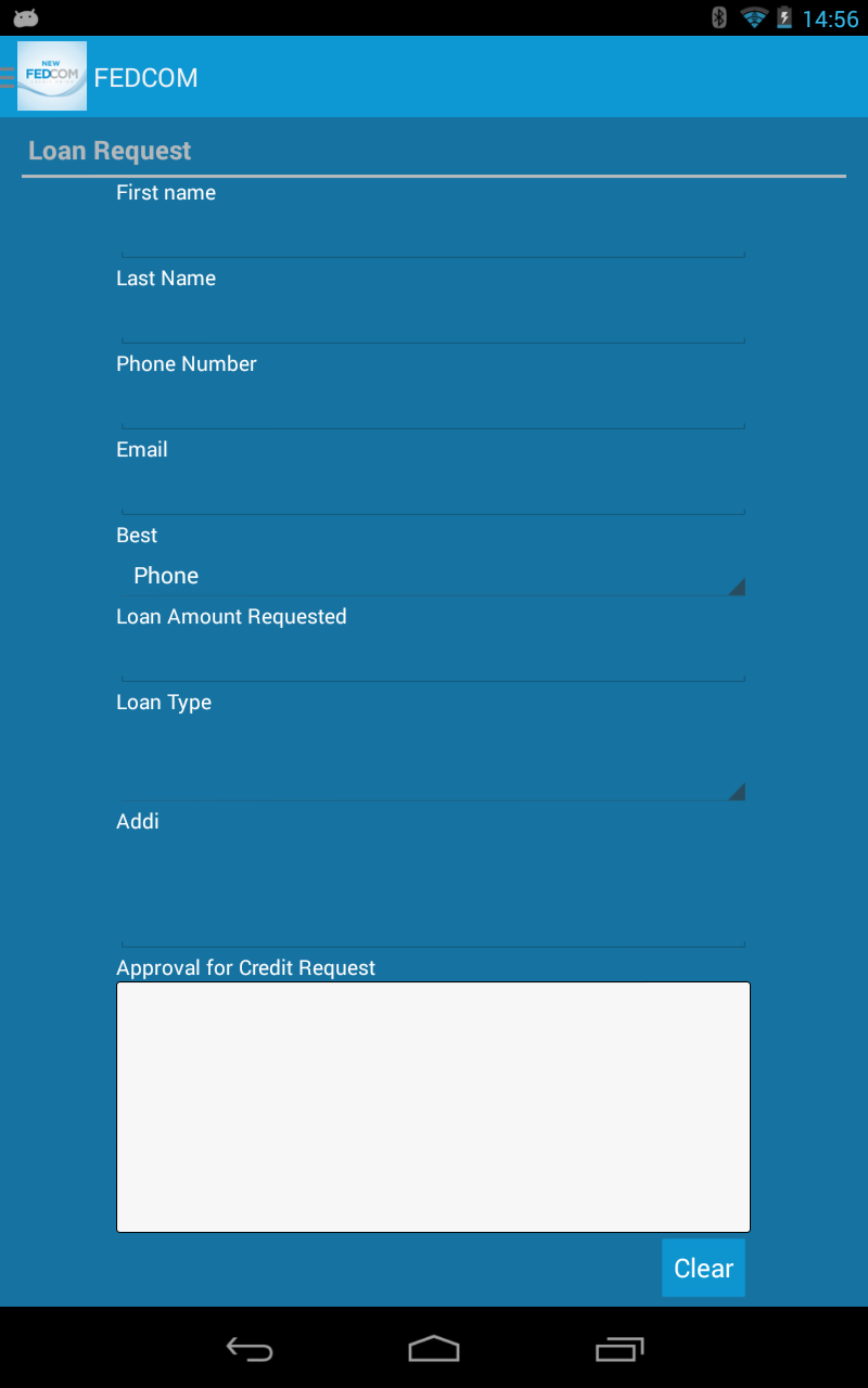 Aplicación FEDCOM Credit Union Mobile en Amazon Appstore