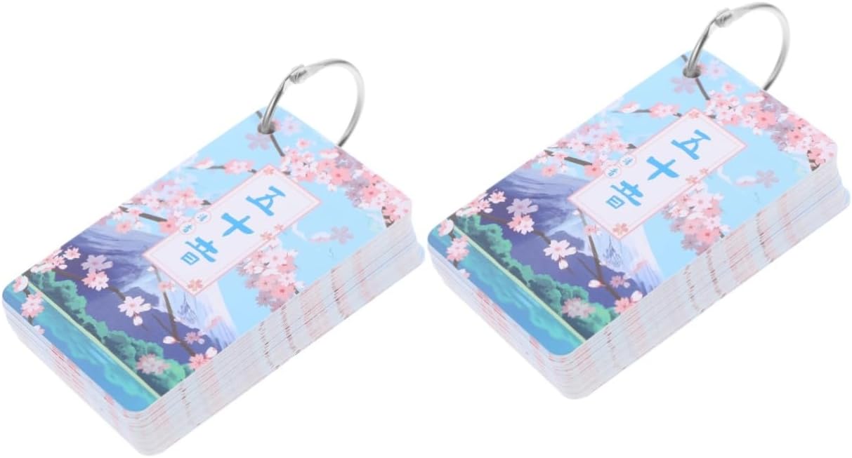HEMOTON 2 Sets Japanese Learning Cards Katakana Chile | Ubuy