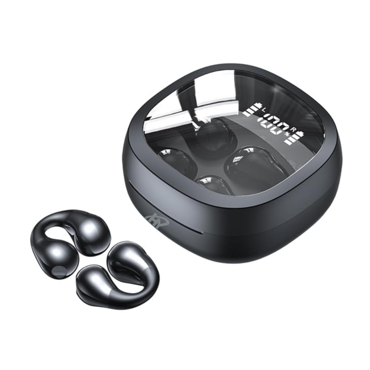 HY Open Ear Earbuds Bluetooth Wireless v5.3, OWS Earclips Design, 8mm ...