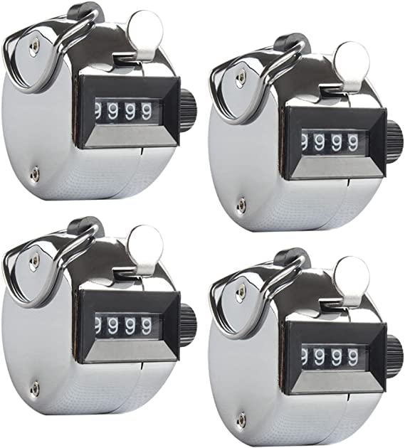 Levin THE NEXT LEVEL IN OFFICE STATIONERY Tally Counter, 4-Digit ...