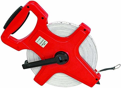 FREEMANS Open Reel 100m:13mm Fibreglass Measuring Tape - 100m/330ft ...