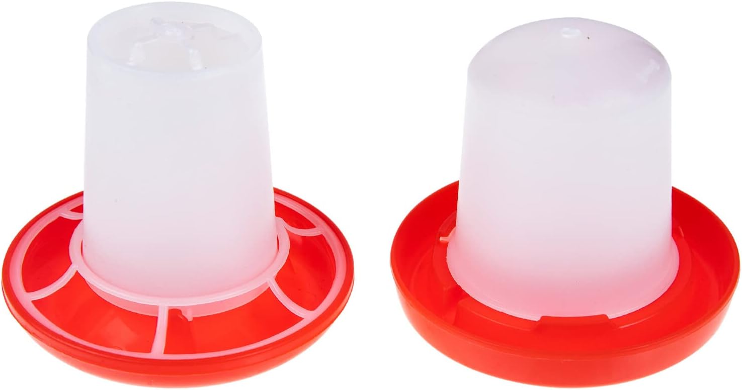 Amazon.com : Chick Feeder and Waterer Kit Plastic Poultry Feeder ...
