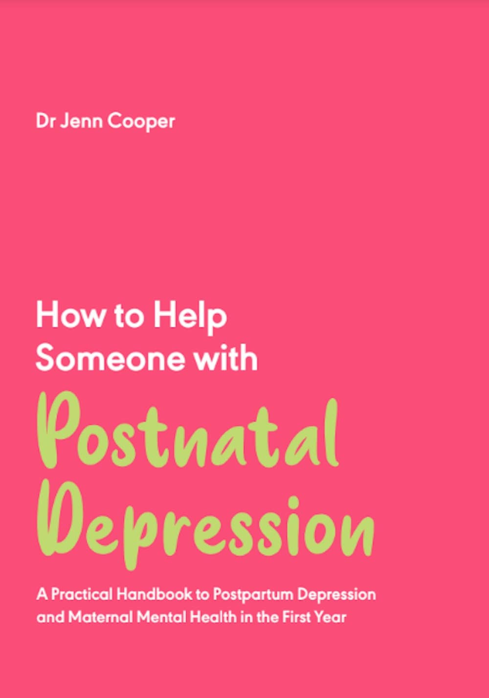 How to Help Someone with Postnatal Depression: A Practical Handbook to ...