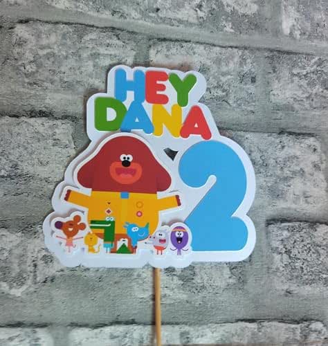 Duggee Personalised Cake Topper - Birthday Childrens, any age : Amazon ...