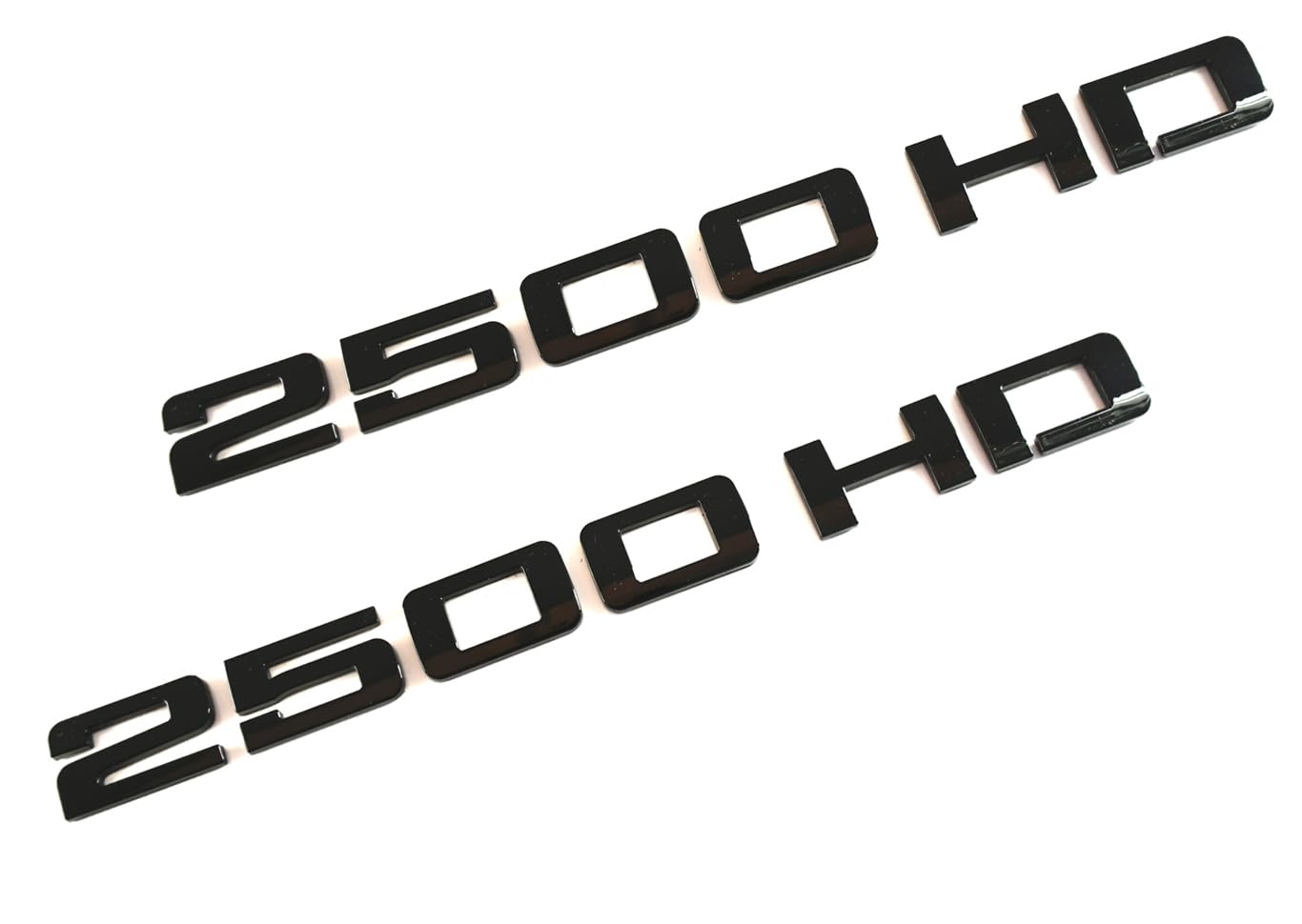 Amazon.com: MMUNNA 2pcs 2500HD 2500 HD Nameplates Emblems 3D Badges ...