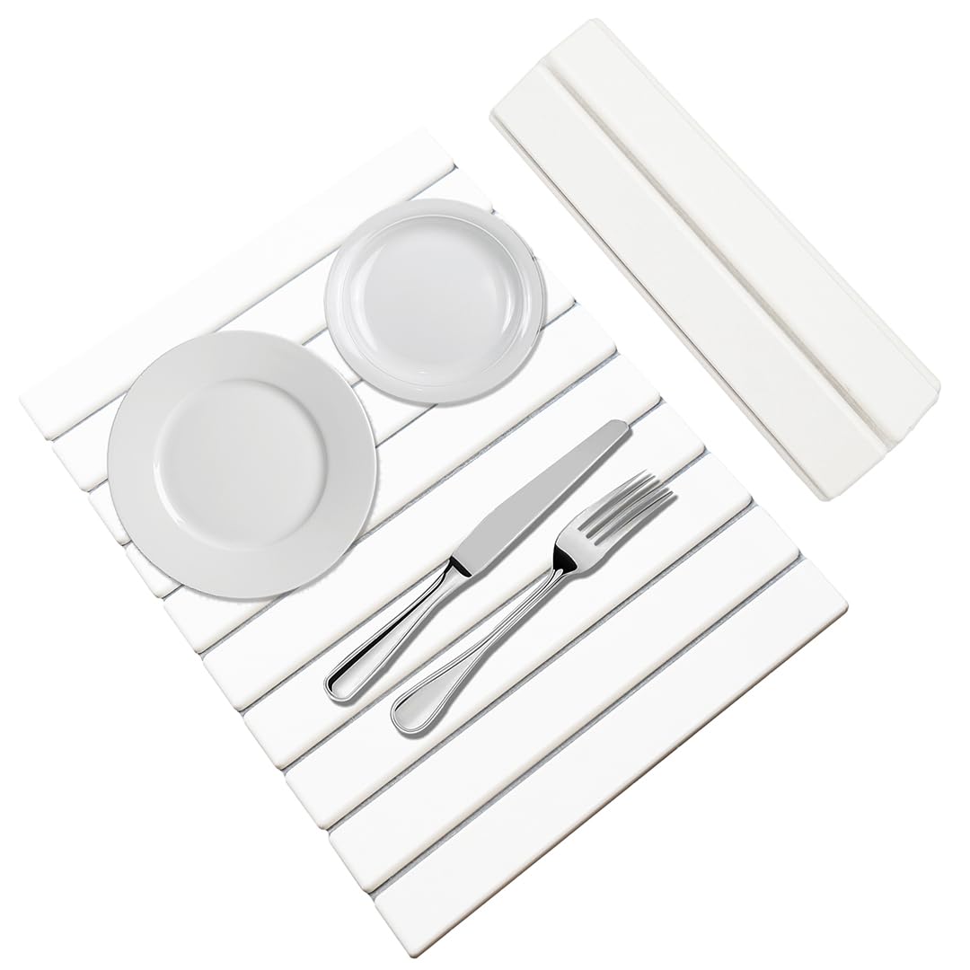 Amazon.com: AWFTSTL Large Stone Dish Drying Mat for Kitchen Counter ...