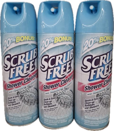 Amazon.com: Generic Shower Cleaner with foaming action (Scrub Free) 3pk ...