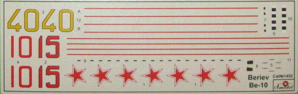 Buy Amodel 1452-1/144 Beriev Be-10 Mallow Amphibious, Scale Plastic ...