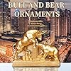Amazon.com: AETVRNI Bull and Bear Statue Wall Street Bull Statue - Ideal Stock Market Gift for ...