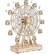 ROWOOD Doll House Kit Coffee House, DIY Miniature House Craft Building ...