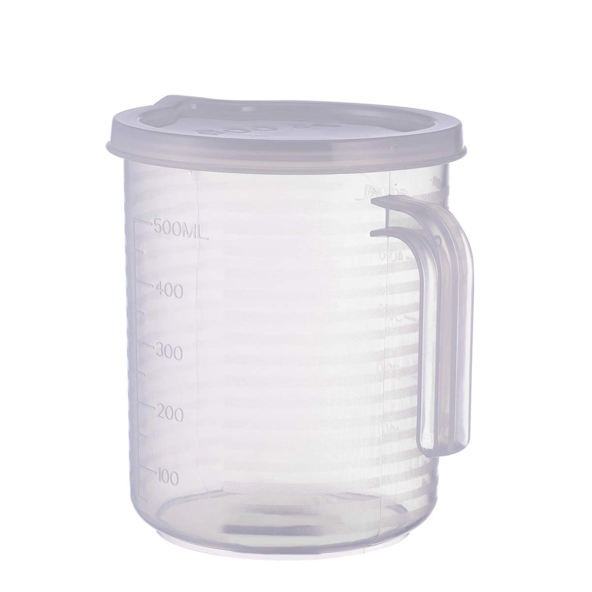 Buy Bestomz Plastic Measuring Cups Clear Liquid Measuring Cup with Lids ...