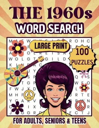 The Ultimate 1960s Word Search: Large Print Vintage Puzzle Book for ...