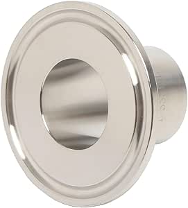 QiiMii 1" Tri Clamp Ferrules SS316L 28.6mm Weld Ferrule Fits Tri Clamp ...