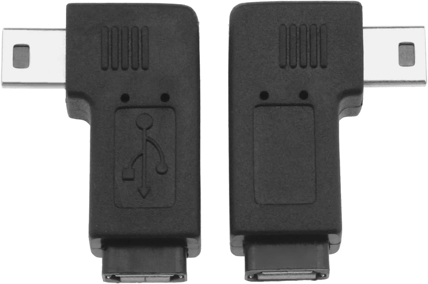 ECSiNG 2PCS Mini USB 5 Pin Male to Micro USB Female Adapter 90 Degree ...
