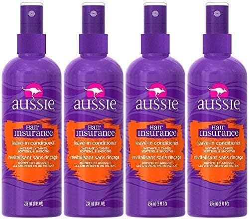 Amazon.com : Aussie Hair Insurance Leave-In Conditioner 8 oz (Pack of 4 ...