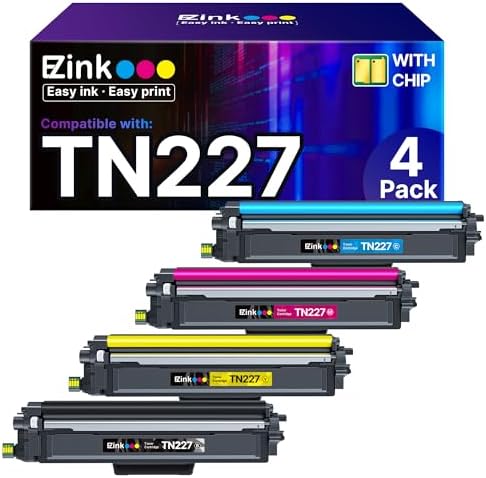Amazon.com: TN227 TN-227BK/C/M/Y High Yield Toner Cartridge: HL ...