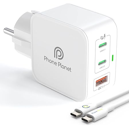 NOVOO Chargeur Rapide USB C 65W (GaN Tech), Chargeur USB C Rapide 2 Ports Compatible avec ...