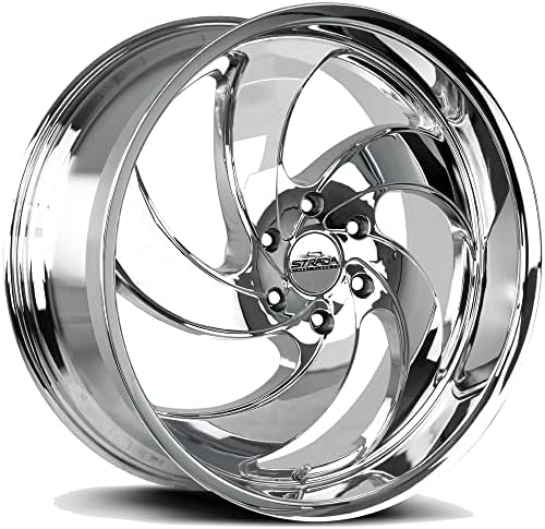 Amazon.com: Strada C05 Retro 5 22x9 5x4.5" +35mm Chrome Wheel Rim 22 ...