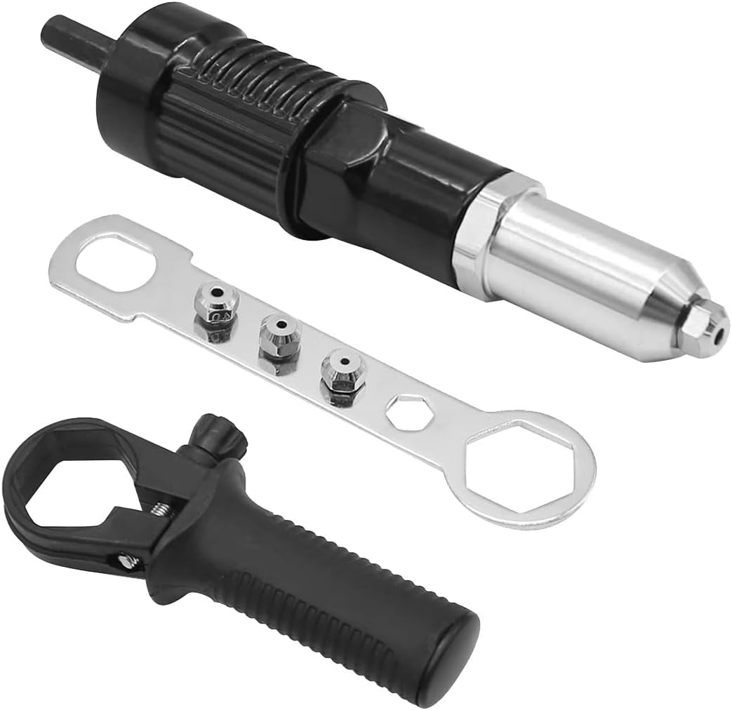 Amazon.com: DUSCOKE Pop Rivet Gun Adapter Kit, Rivet Drill Attachment ...