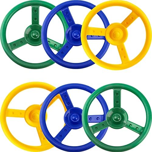 Amazon.com: 6 Pack Playground Steering Wheel Plastic Swingset Ship ...