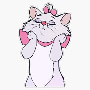 Amazon.com: Aristocats Marie Sticker Vinyl Waterproof Sticker Decal Car ...