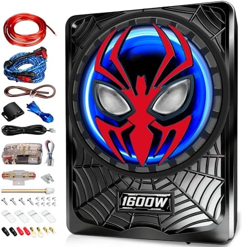 Amazon.com: 2026 Upgraded 1600W Car Subwoofers, 10" Ultra-Thin Powered ...
