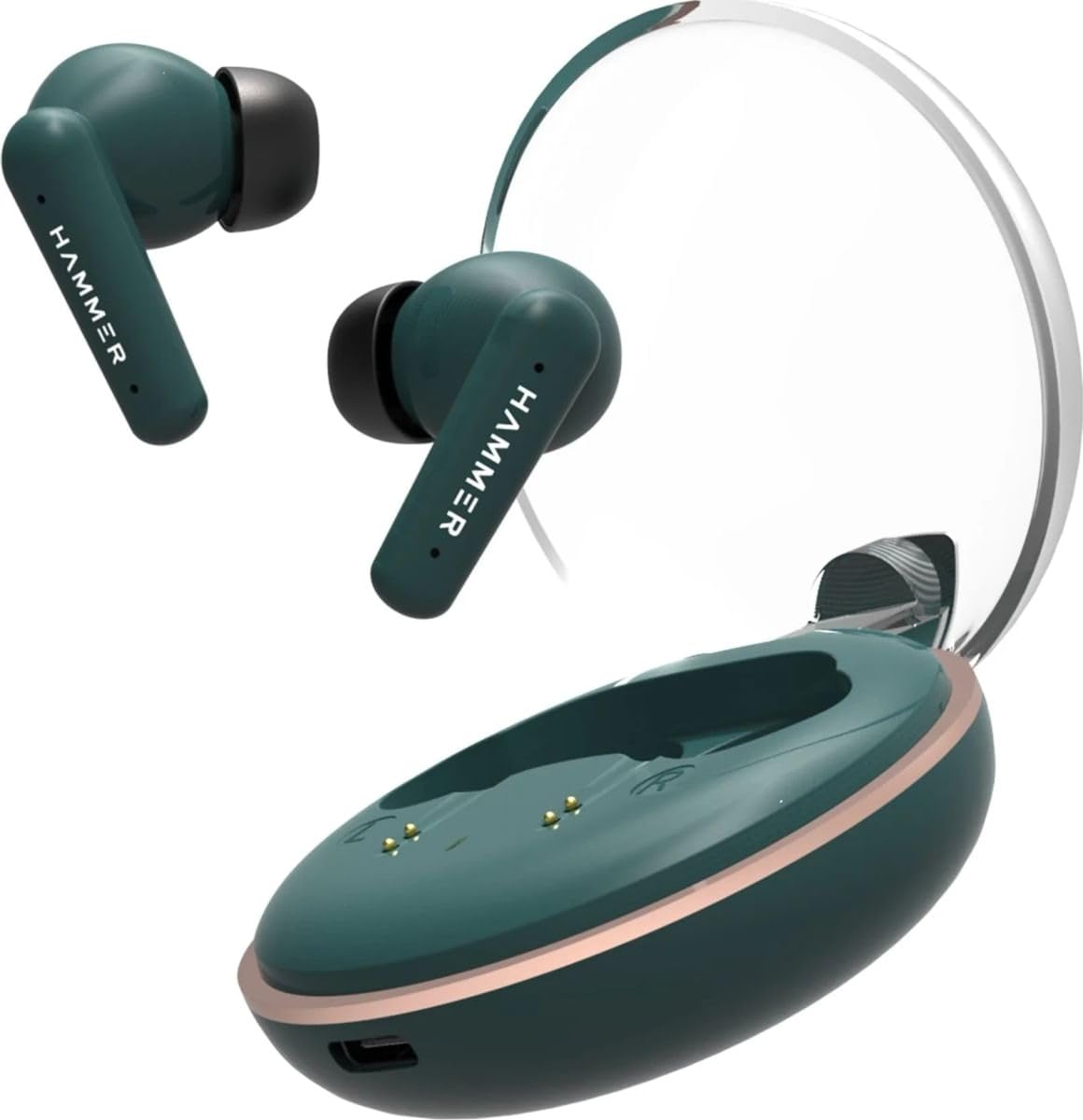 HAMMER Airflow Plus TWS Earbuds with Bluetooth 5.1, Type-C Charging ...