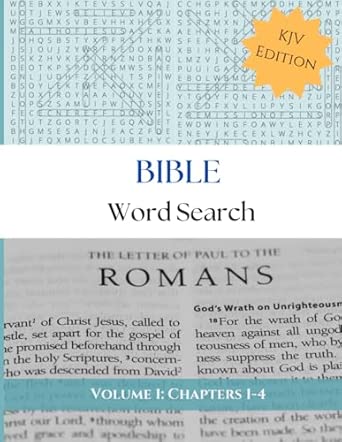 Bible Word Search Romans - Volume 1 (Chapter 1-4) KJV Edition: 45 ...