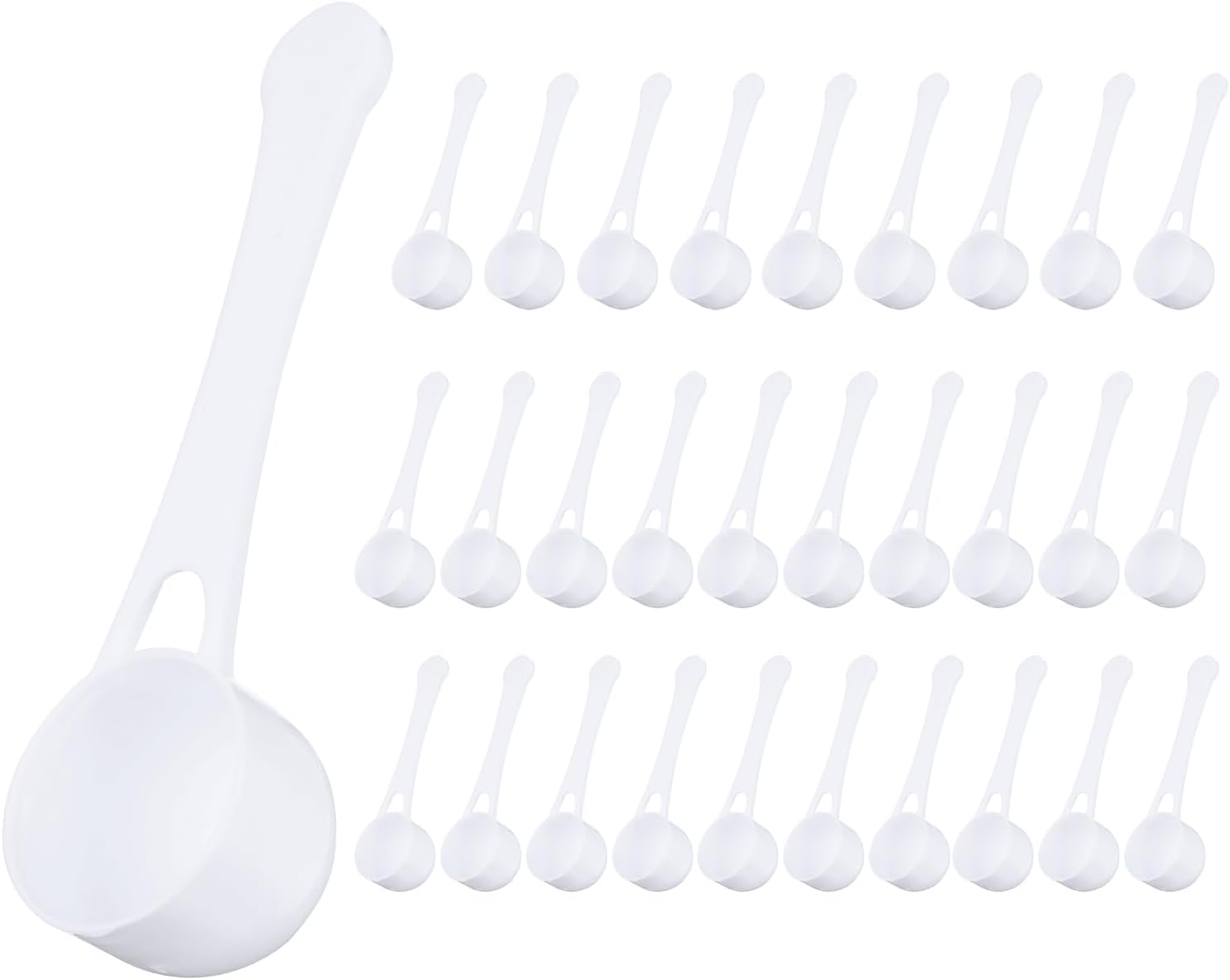 Amazon.com: uxcell 30 Pcs Measuring Spoon with Short Handle, Teaspoon ...