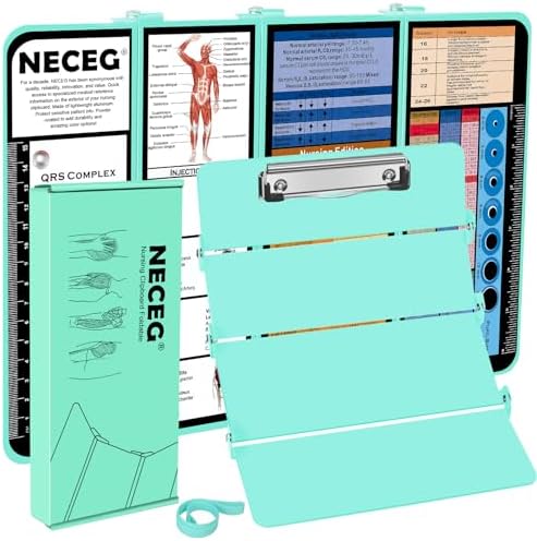 Amazon.com : Nursing Clipboard Foldable-3 Layers Folding Nursing ...