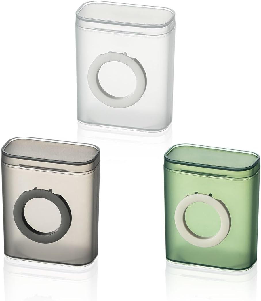 Amazon.com: JOMIHONEY 3 Pack Small Translucent Organizer Box with Lid ...