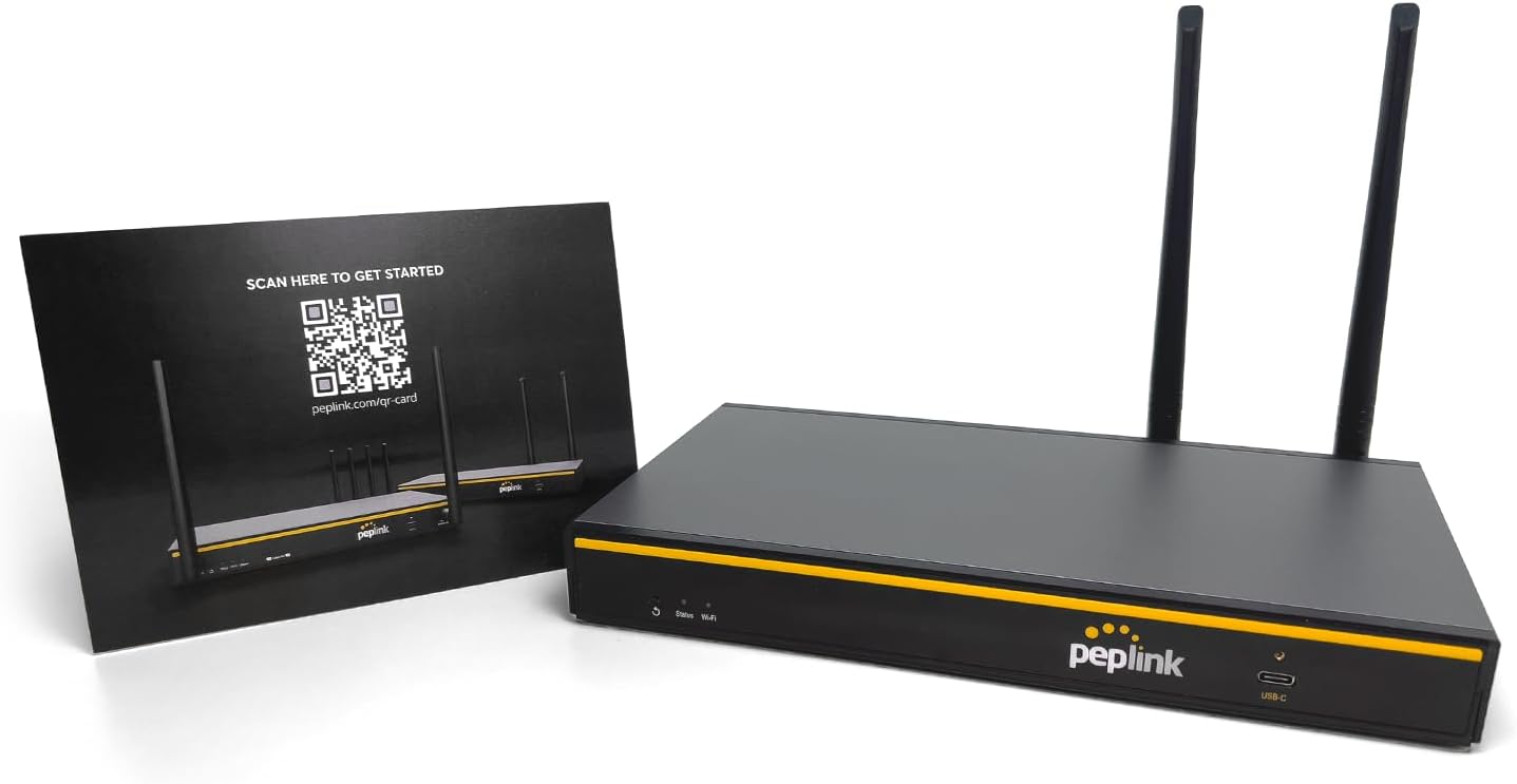 Amazon.com: Peplink B-One Gigabit Dual WAN WiFi Router for Wireless Internet | 1GBps Throughput ...